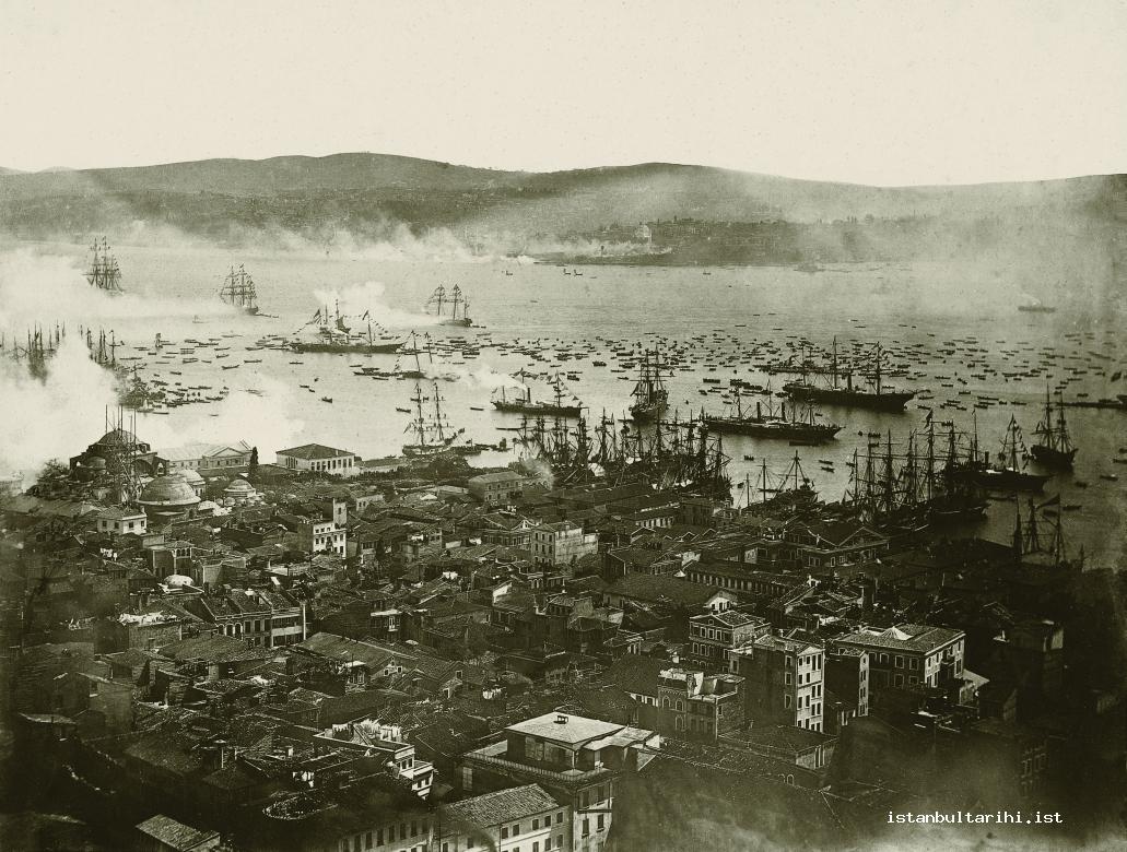 10- Galata Kulesi’nden Tophane, 7 Ağustos 1867, Abdullah Biraderler ...